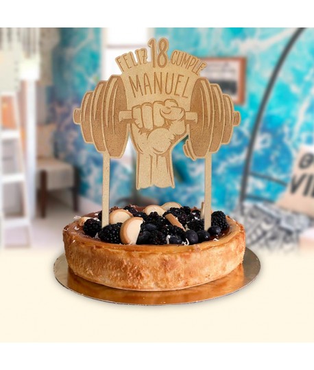 CAKE TOPPER GYM | CAKE TOPPER CROSSFIT | ALEGRÍA ESTUDIO